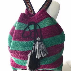 Hand Crafted | Bags | Handwoven Peruvian Wool Backpack | Poshmark